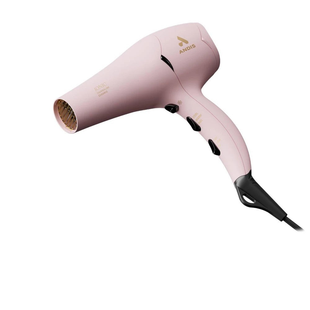 Andis Soft Touch Pro Dry Tourmaline Ionic Dryer - Pink - 1875 Watts ...